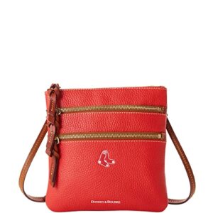 dooney & bourke mlb boston red sox n s triple zip crossbody shoulder bag