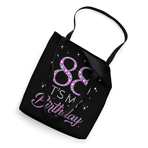 88 It's My Birthday Pink Crown 88th Birthday Gifts For Her Tote Bag