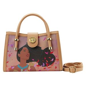 loungefly disney pocahontas princess scene crossbody bag