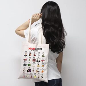 Mad Men TV Show Inspired Gift Madmen Fan Gift Madmen Tote Bag Madmen TV Series (Shopping bag)