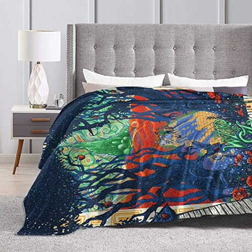 Cartoon of oz Throw Blanket 60"X50" Ultra-Soft Anti-Pilling Flannel for Living,Couch,Chair,Sofa,Room Or Bed to Be Gift