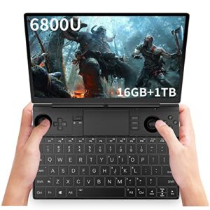 gpd win max 2 [amd ryzen 7 6800u-16gb+1tb] 10.1 inches mini handheld win 11 pc video game console gameplayer 1920x1200 touchscreen laptop tablet pc 1tb m.2 ssd storage