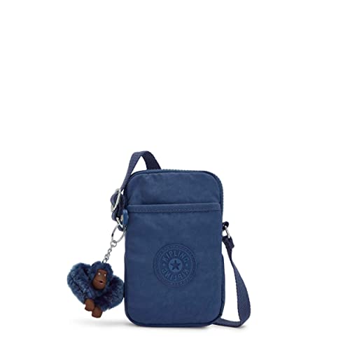 Kipling Women's Tally Minibag, Lightweight Crossbody Mini, Nylon Phone Bag, Polar Blue