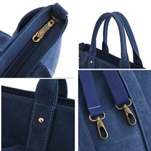 Tote Bag Women Cute Hobo Bag Satchel Bag Shoulder Bag Crossbody Bags Multiple Pockets Canvas Tote Handbag 2023