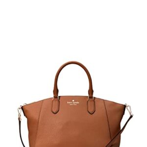 Kate Spade New York Parker Medium Leather Satchel Warm Gingerbread