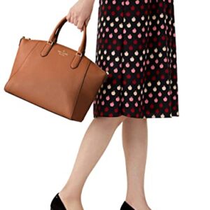 Kate Spade New York Parker Medium Leather Satchel Warm Gingerbread