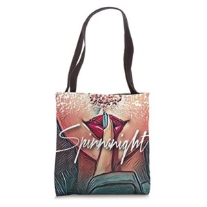 women’s spend the night bag: funny & cute spinnanight ho tote bag