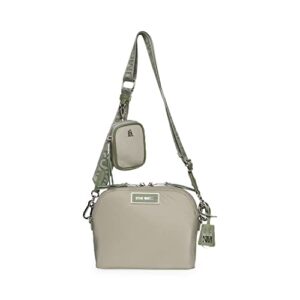 steve madden farren nylon dome crossbody bag, sage