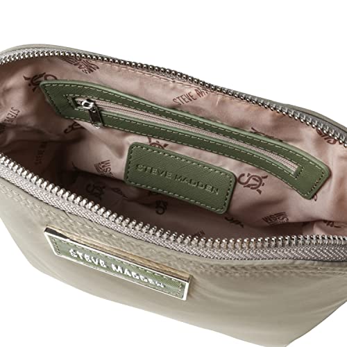 Steve Madden Farren Nylon Dome Crossbody Bag, Sage