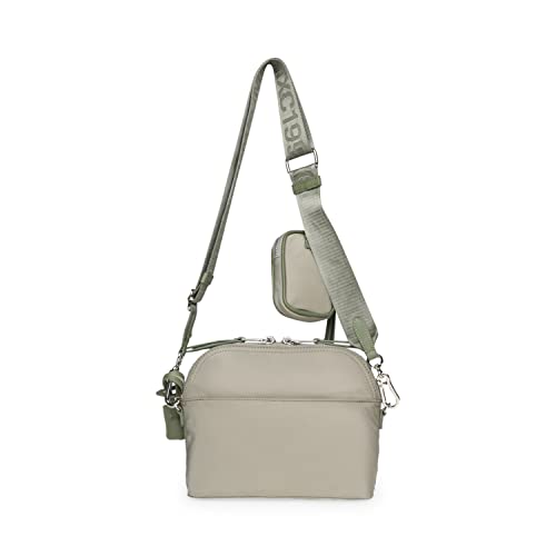 Steve Madden Farren Nylon Dome Crossbody Bag, Sage