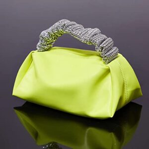 Afonie Sequin Hobo Bag for Women - Everyday Purse & Handbag, (Green Neon)