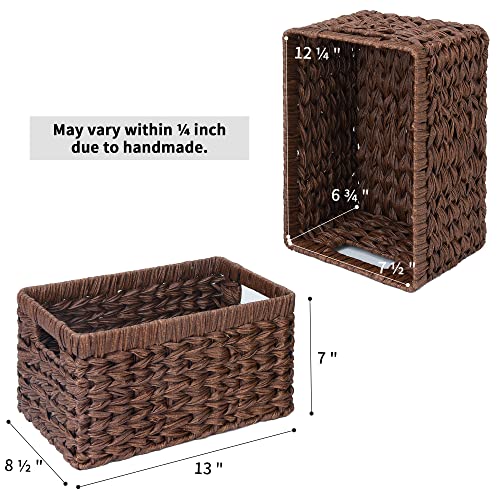 GRANNY SAYS Bundle of 3 Sets Wicker Storage Baskets for Organizing