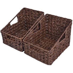 GRANNY SAYS Bundle of 3 Sets Wicker Storage Baskets for Organizing