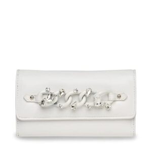 steve madden krissy wallet crossbody, white