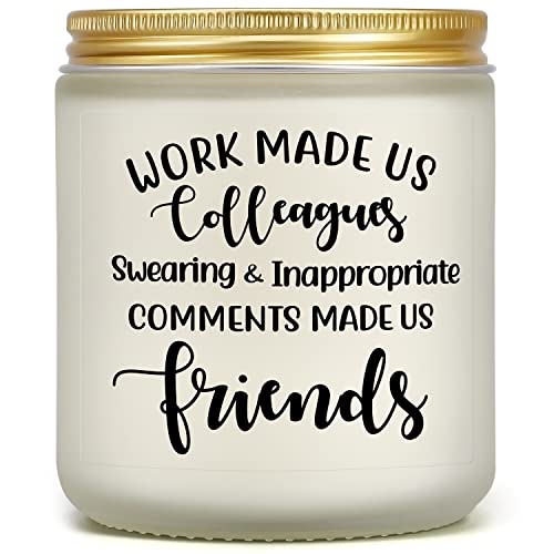 PARDIEUR Funny Goodbye Gifts for Coworker Leaving - Farewell Candle Gift for Women Men Christmas Birthday Office Going Away Present for Colleagues Friends Work Bestie Boss Female Male