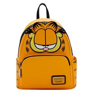 loungefly nickelodeon garfield womens double strap shoulder bag mini backpack purse