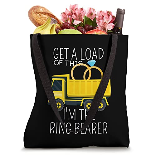 Kids Junior Wedding Party Truck Kids Ring Bearer Tote Bag