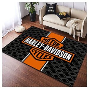 motorcycle rug, american legend motor cycle rug, american motor area rug, motor cycle lovers rug peb20 (1.6×1.9 feet-50x60cm)