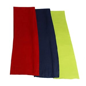 Moda West Case of 24 Wholesale Super Lightweight Throw Bulk Soft Fleece Throw Blankets 50 X 60 with Assorted Colors 140 GSM