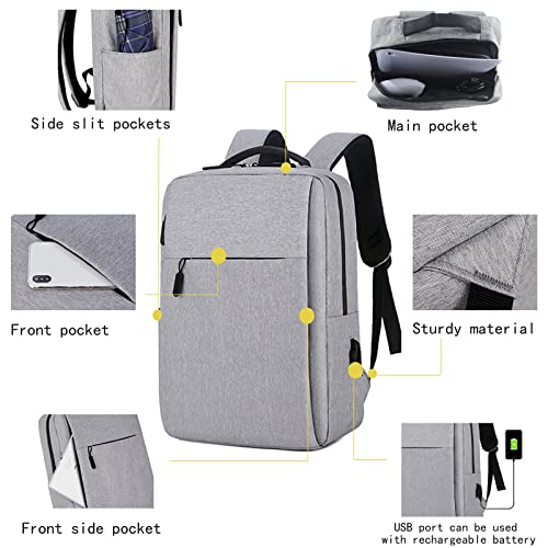 PS5 Carrying Case Travel Storage Handbag Backpack for PS5 Console Protective Travel Bag, Travel Pouch for Game Console Discs/Digital Versions & Controllers, Gift Card PS5 HDMI and Accessories (Gray)