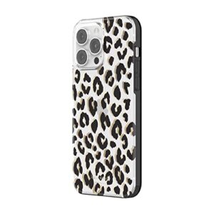 kate spade new york Protective Hardshell Case Compatible with Apple iPhone 14 Pro Max - City Leopard Black [KSIPH-225-CTLB]