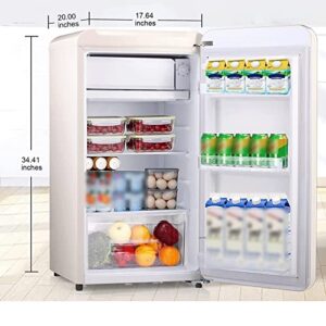 HESNDxbx Mini Fridge Mini Fridge Compact Refrigerator Freezer AC Large Capacity Storage Beverages Vegetables