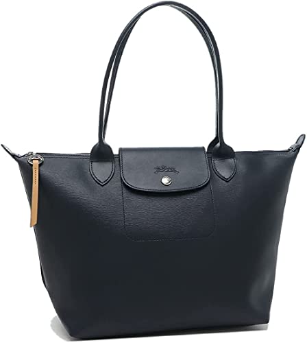 Longchamp Le Pliage City Small Shoulder Shopper Bag, Navy