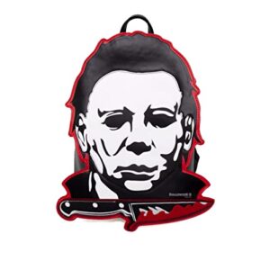 rock rebel halloween ii michael myers mask bloody knife mini backpack