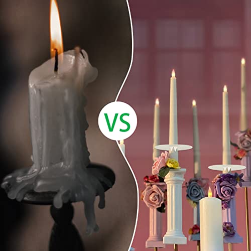 250 Pcs Church Candle Drip Protectors Paper Candle Holders Bulk for Candlelight Service Kit for Devotional Candlelight Vigil Church Service Memorial Shabbat Candles Christmas Eve Candles, 3.15 Inch