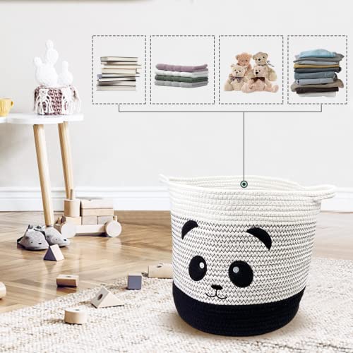 Storage Basket Bins Woven Baskets 3 Pack for Storage Woven Baskets 11.8in*11.8in for Organizing Living Room, Bedroom toys clothes towels books