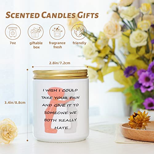 Get Well Soon Gifts for Women, Panspace Feel Better Gifts for Women Men, After Surgery Gifts, Inspirational Gifts, Sympathy, Condolence, Divorce, Miscarriage, Cancer Gifts - Lavender Scented Candles