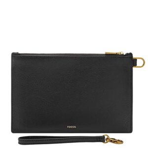 Fossil Women's Leather Wristlet Wallet Pouch with Removable Strap