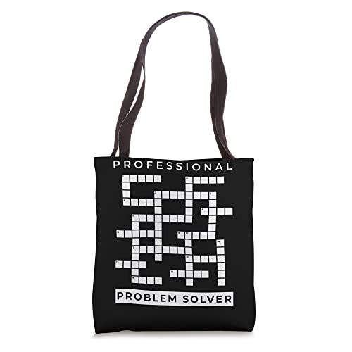 Professional problem solver funny Crossword puzzle Tote Bag