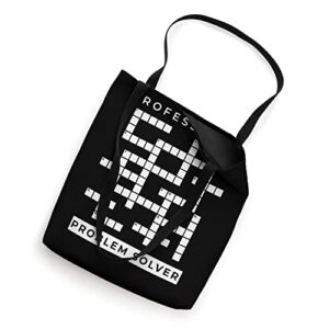 Professional problem solver funny Crossword puzzle Tote Bag