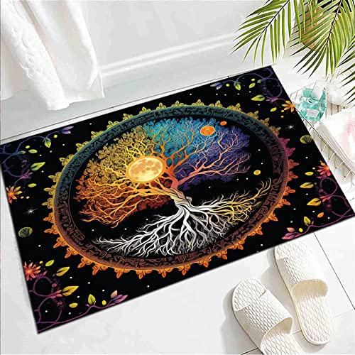 FANGER Mushroom Skull Sun Moon Butterfly Area Rug Living Room Bedroom Dining Home Office Soft Rugs Carpets