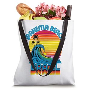 Ipanema Beach Brazil Retro Throwback Surf & Beach Souvenir Tote Bag