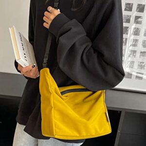 Hobo Bag Women Chic Tote Bag Stylish Nylon Shoulder Bag Students Fashion Messenger Bag