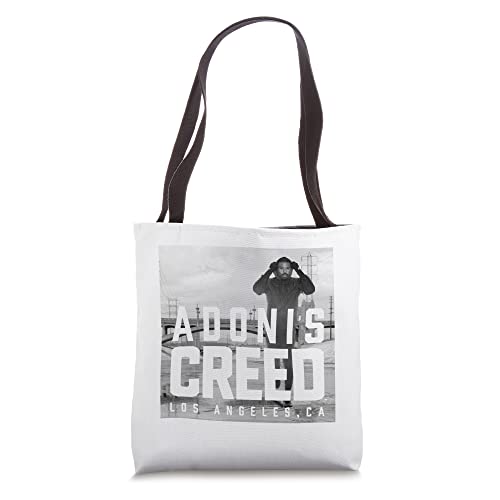 Adonis Creed LA black and white photography Tote Bag