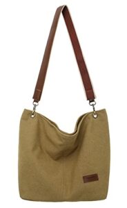 hobo bag women chic tote bag stylish casual retro students canvas shoulder bag