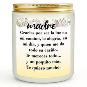 regalos para mamá,spanish mom scented candles,regalos de cumpleaños para mamá de hija hijo, regalos de navidad para mamá, regalos de acción de gracias para mamá, regalos para el día de la madre