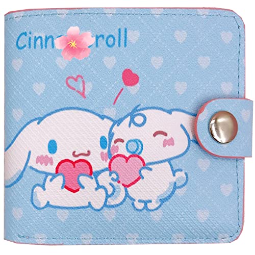 Anime Wallet Cute Purse Men Women Wallet Girls Leather Wallet Cartoon Wallet Anime Merch (daergou bai Wallet)…