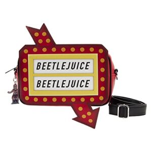 beetlejuice glow graveyard sign crossbody bag