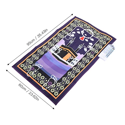 Muslim Prayer Rug Electronic Prayer Mat Touch Sensitive Muslim Praying Carpet with Prompt Songs Interactive Prayer Rug Mat for Kids Men Women Portable & Travel Praying Rug Ramadan & Islamic Gifts