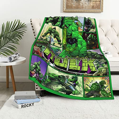 Blanket Green Giant Flannel Throw Blanket Soft for Couch Bed Sofa 52"x 62"