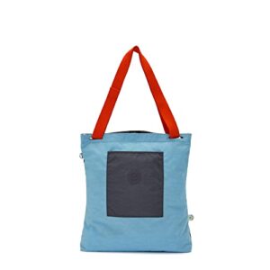 kipling annas tote bag pool blue bl