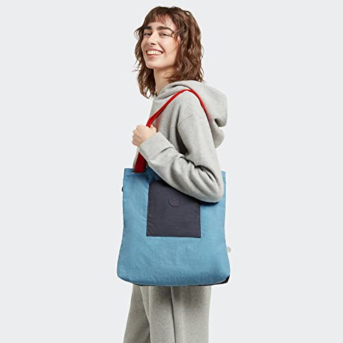 Kipling Annas Tote Bag Pool Blue Bl