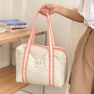 AMAPT Cotton Tote Bag Shoulder Bag Handbag Satchel Purse Cute School Bag (Color : A02-floral Print)