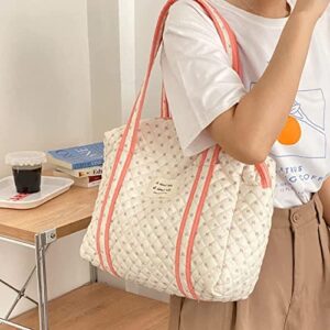 AMAPT Cotton Tote Bag Shoulder Bag Handbag Satchel Purse Cute School Bag (Color : A02-floral Print)