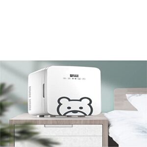 YAARN Small Fridge for Bedroom Refrigerator 10L Refrigerator Mini Small Household Portable Heating and Cooling Box Skin Care Fridge Skincare Fridge