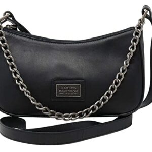 Harley-Davidson Women's Legend Collection Leather Shoulder Bag - Black